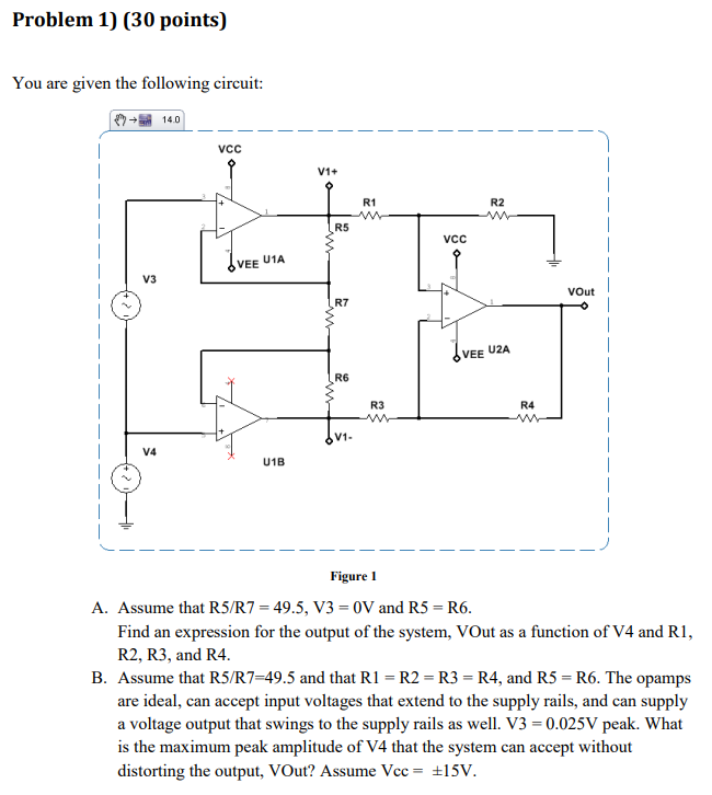 Solved Problem 1) (30 points) You are given the following | Chegg.com
