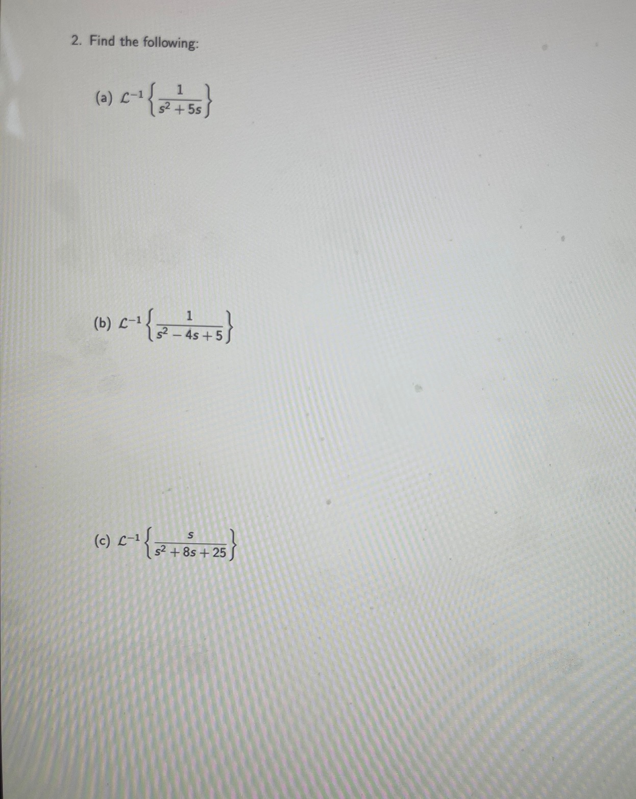 Solved Find the | Chegg.com