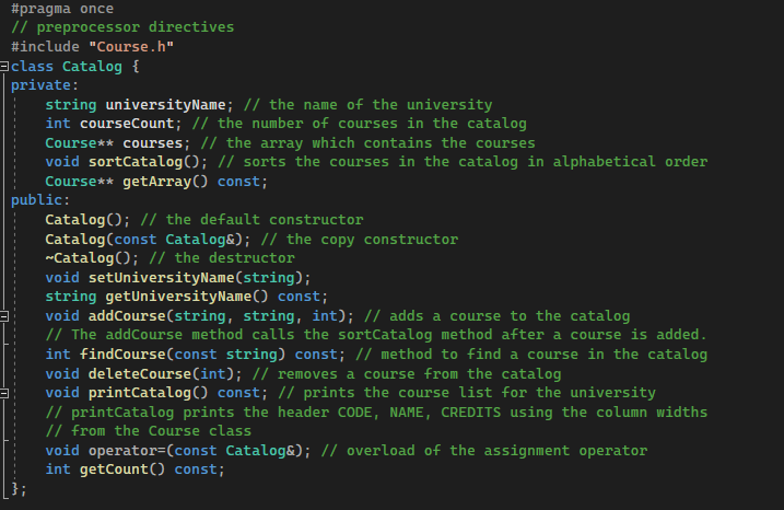 Solved In C++ I have the code mostly finished but I need | Chegg.com