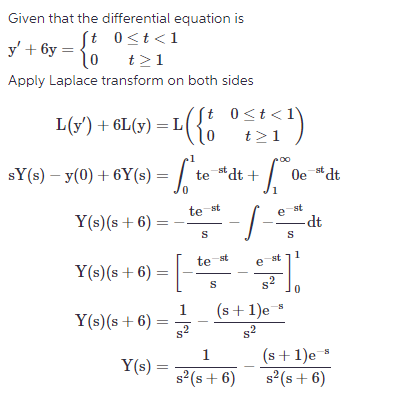 Solved Can anyone explain how integral from 0 ﻿to infinity | Chegg.com