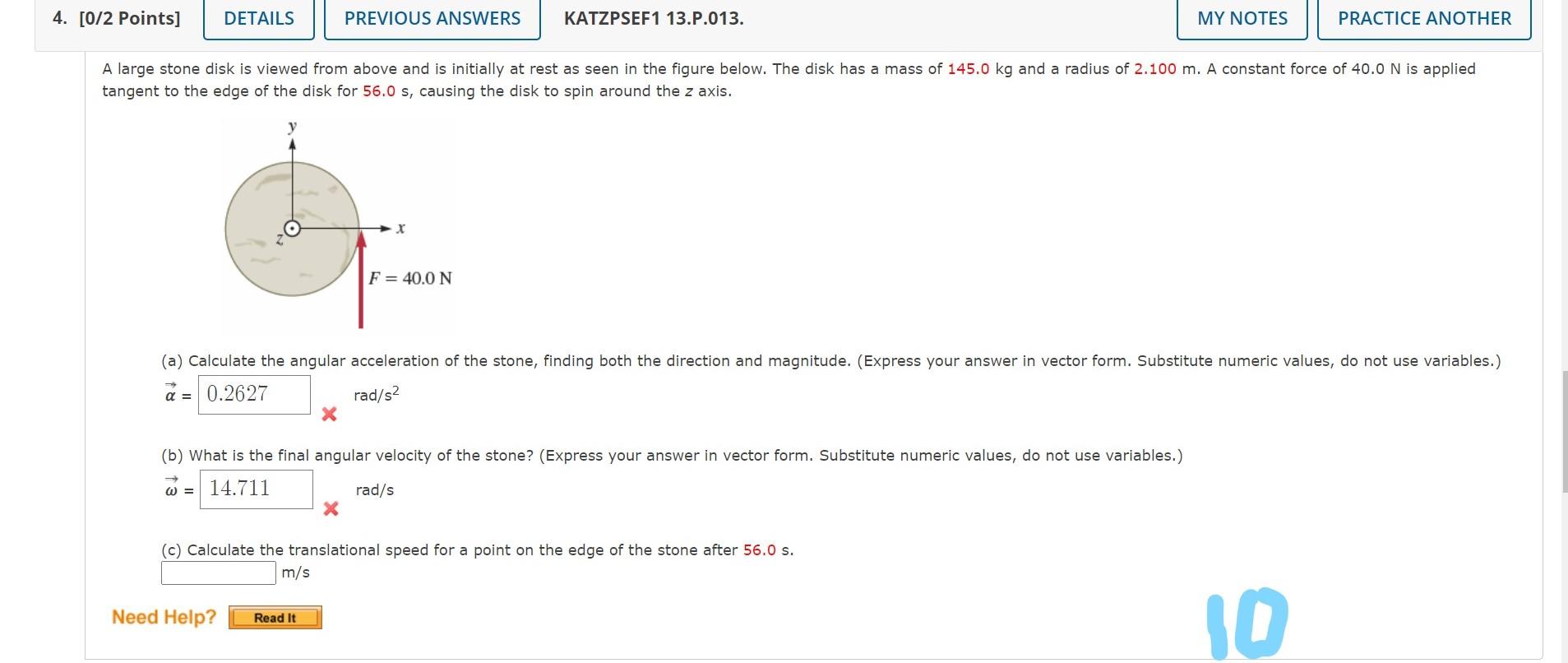 Solved 4. [0/2 Points] DETAILS PREVIOUS ANSWERS KATZPSEF1 | Chegg.com