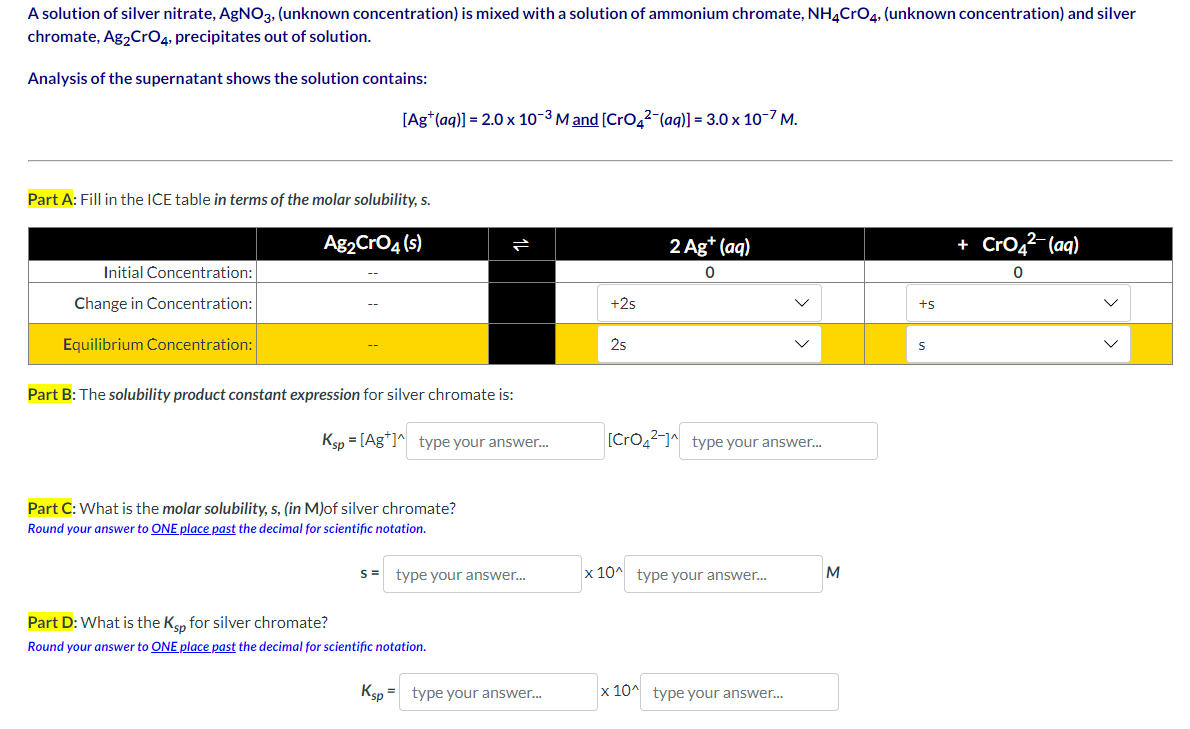 Solved A solution of silver nitrate, AgNO3, (unknown | Chegg.com