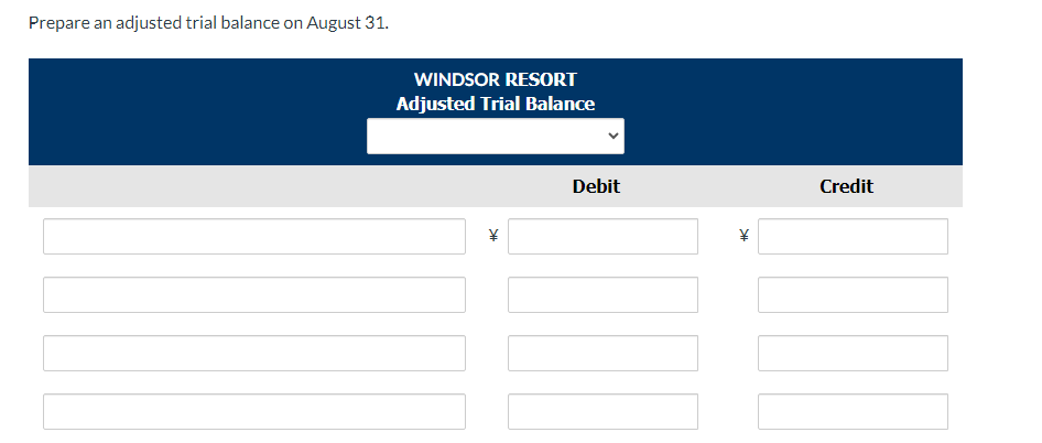 Solved Windsor Resort opened for business on June 1 with | Chegg.com