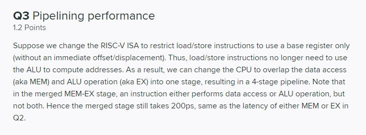 Solved Q3 Pipelining performance 1.2 Points Suppose we | Chegg.com