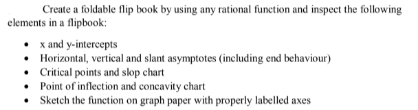 Solved Create a foldable flip book by using any rational | Chegg.com