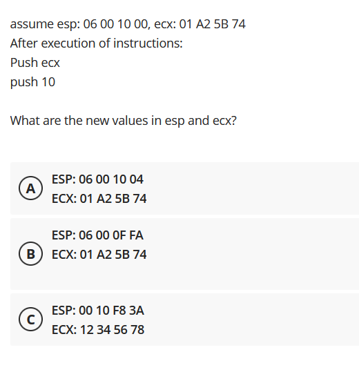 Solved For the given instruction, what is the opcode and the | Chegg.com