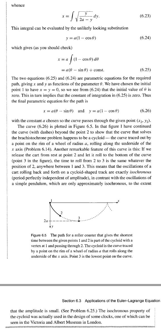 Solved Starting from the origin, a heavy particle slides | Chegg.com