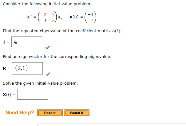 Solved Consider the following initial-value problem. | Chegg.com