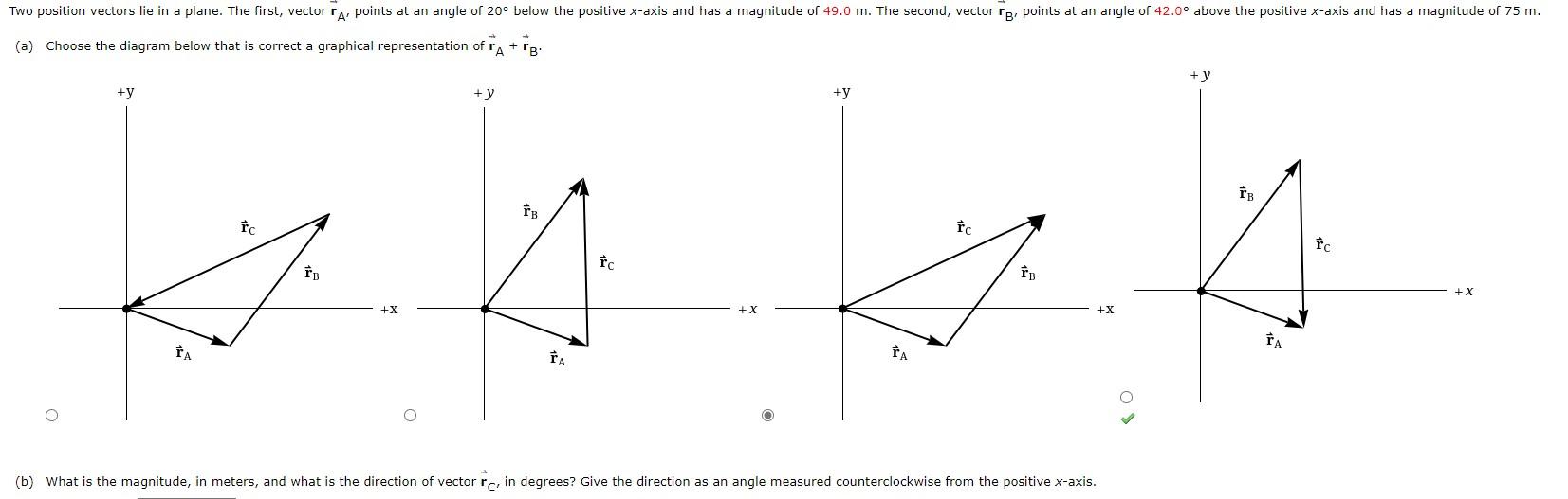 Solved (a) Choose the diagram below that is correct a | Chegg.com