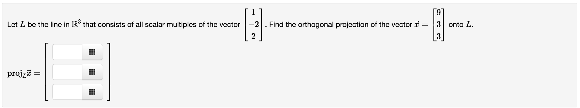 Solved 1 19 Let L be the line in R3 that consists of all | Chegg.com