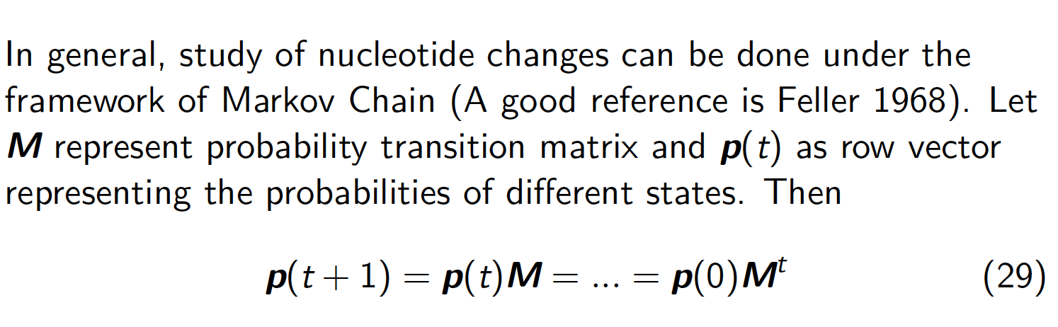 3 Assume Jukes Cantor One Parameter Model And That