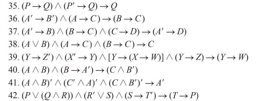 Solved For Exercises 34−42 Use Propositional Logic To Prove 