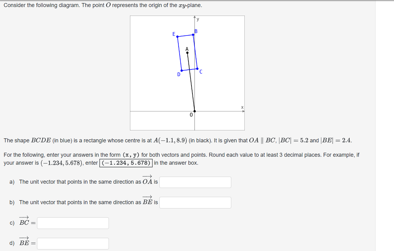Solved Consider the following diagram. The point O | Chegg.com