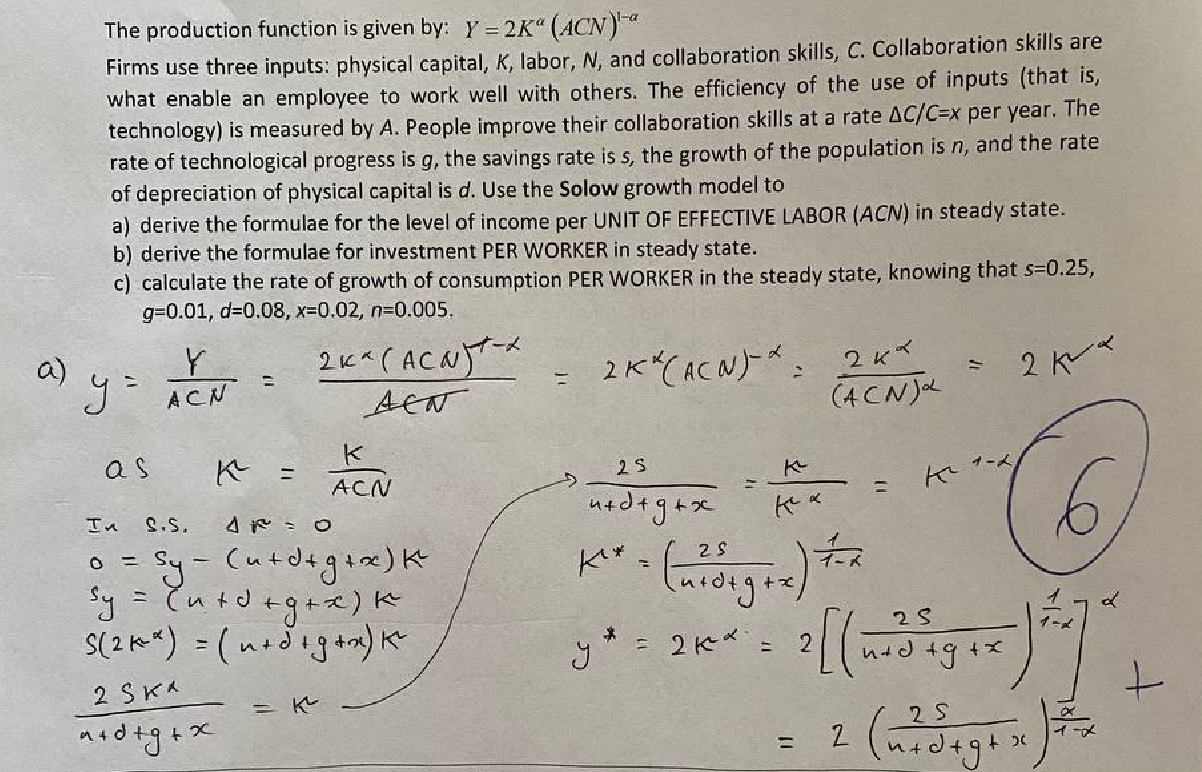 Solved Macroeconomics 2 Please answer and explain b and c. | Chegg.com