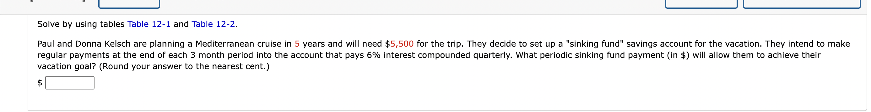 Solved Solve by using tables Table 12-1 and Table 12-2. Paul | Chegg.com