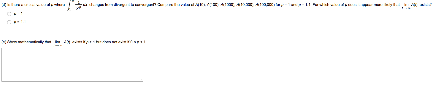 Concept This module allows you to compare improper | Chegg.com