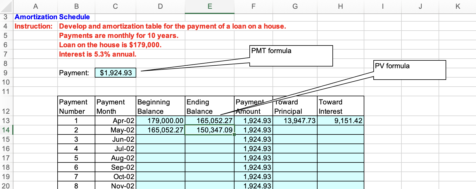 Solved Need Help. Am I using the right formulas? Are my | Chegg.com