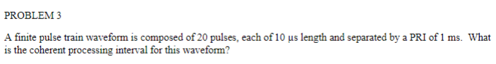 Solved A finite pulse train waveform is composed of 20 | Chegg.com