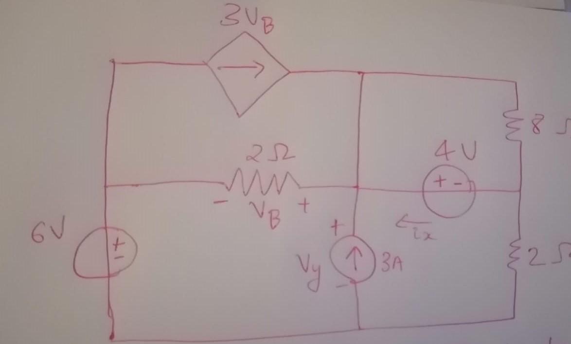 Solved find ix and vy using nodal and mesh analysis. show | Chegg.com Solved find ix and vy using nodal and mesh analysis. show | Chegg.com