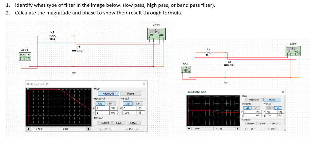 Solved 1. Identify what type of filter in the image below. | Chegg.com