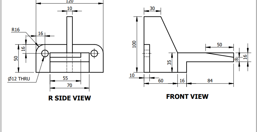 Solved 10 30 R16 16 100 50 16 E 50 16 g 35 - i 10 012 THRU | Chegg.com