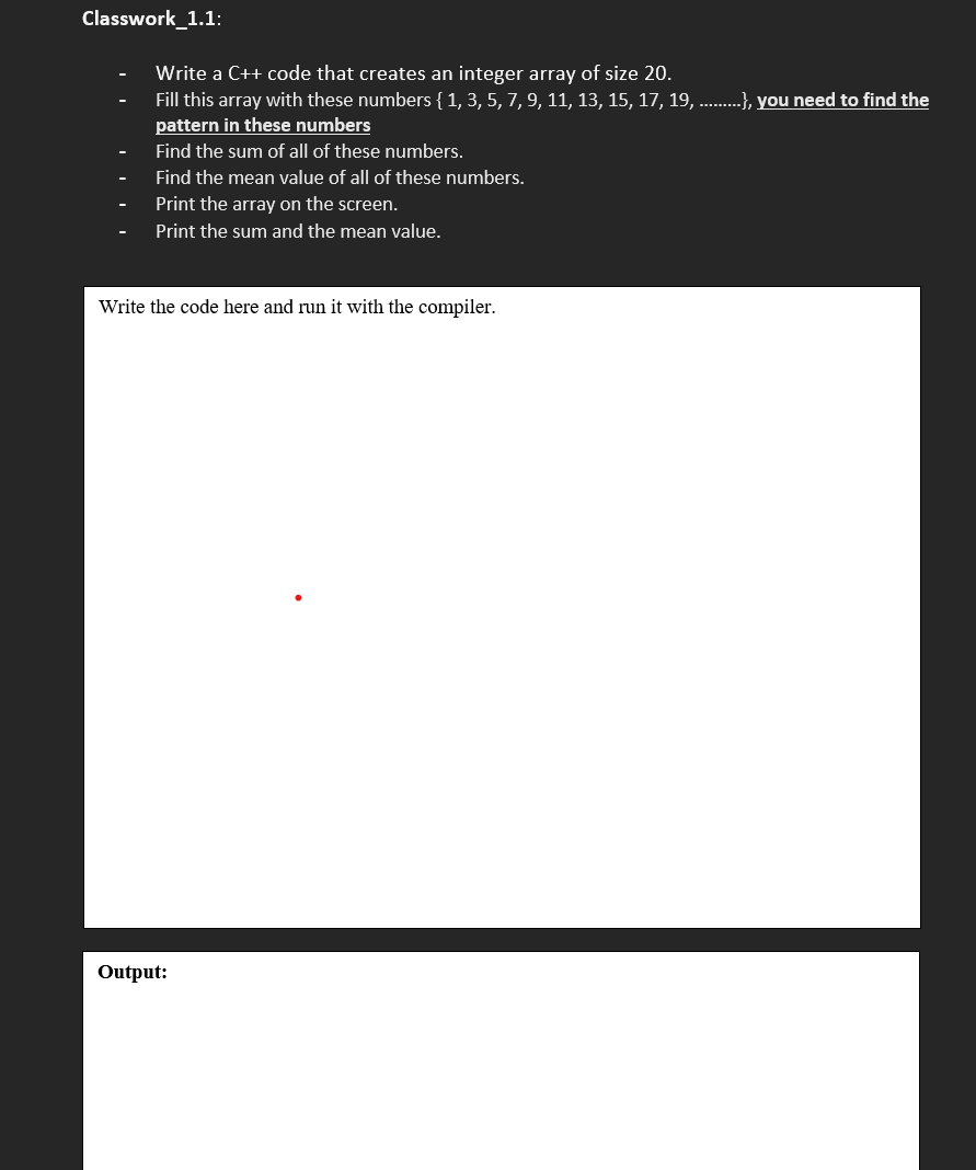 Solved Classwork11 Write A C Code That Creates An 