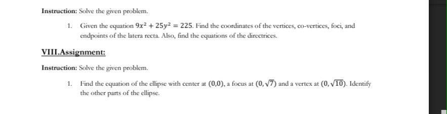 Solved Instruction: Solve the given problem. 1. Given the | Chegg.com