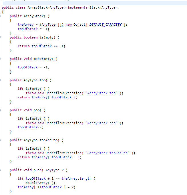 Solved 62 Add Constructors To The Arraystack And Arrayqueue 