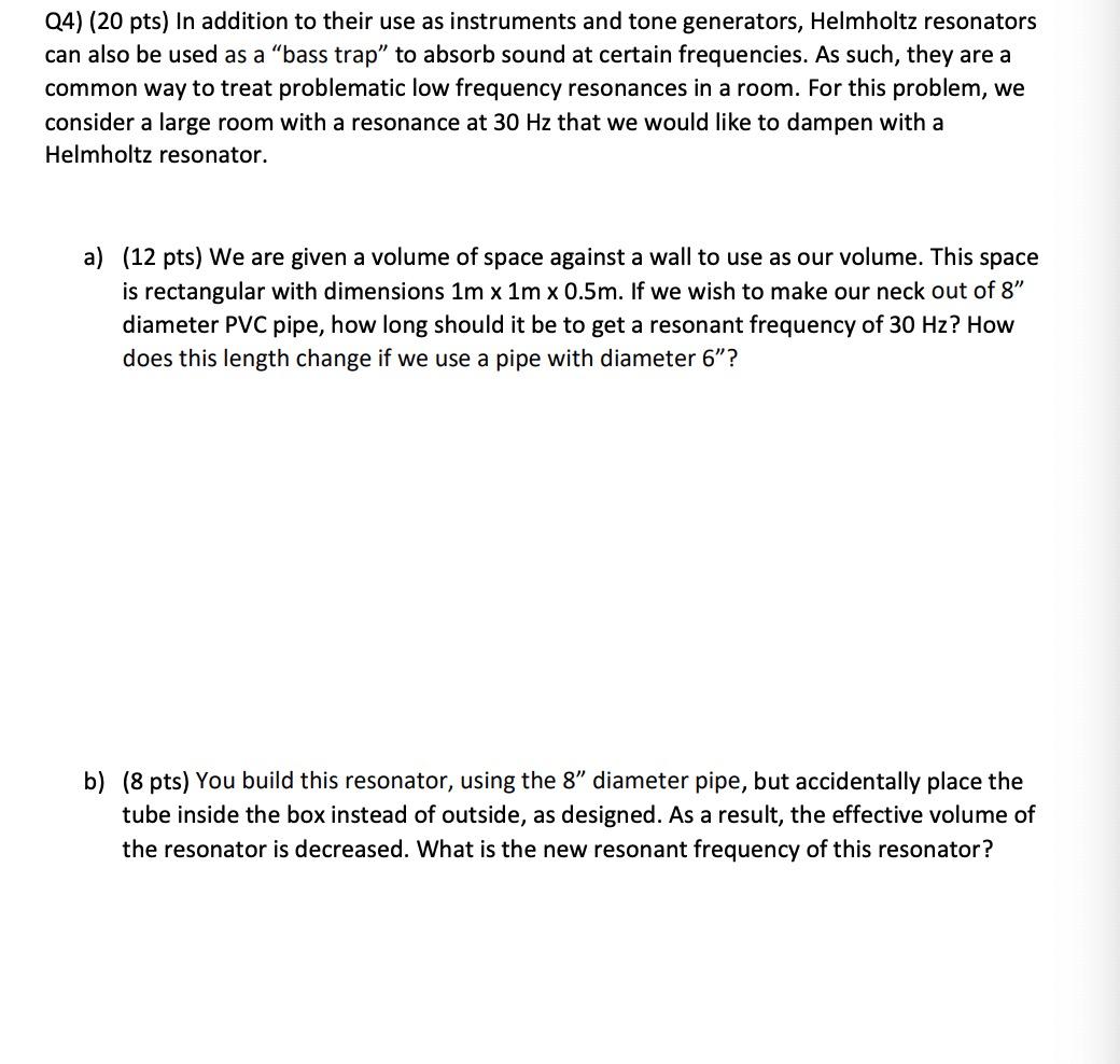 Q4) (20 pts) In addition to their use as instruments | Chegg.com