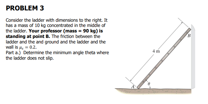 Solved Consider the ladder with dimensions to the right. It | Chegg.com