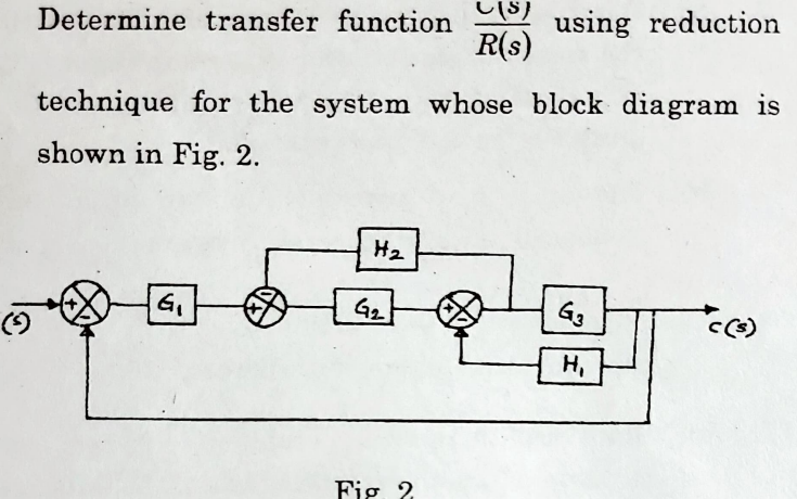 Solved Determine transfer function U(s)R(s) ﻿using | Chegg.com
