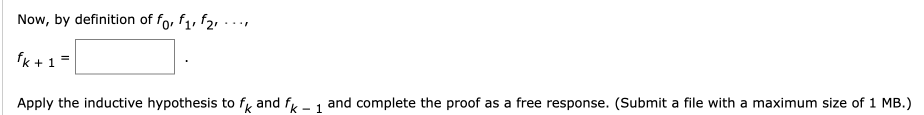 Solved Suppose that f0, f1, f2, is a sequence defined | Chegg.com