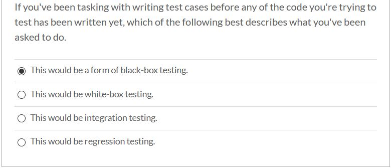 Solved If you've been tasking with writing test cases before | Chegg.com
