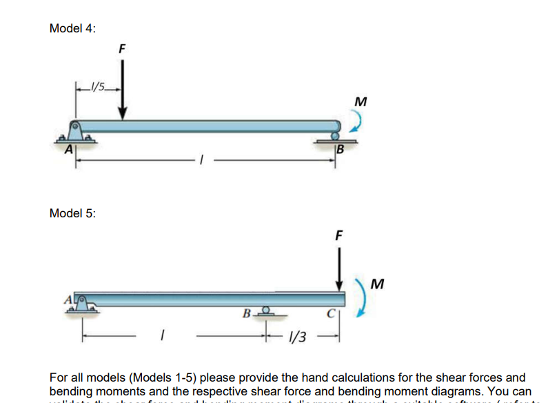 Solved Please calculate the shear force with the diagram and | Chegg.com