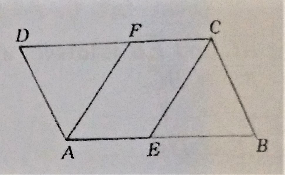 Solved Prove that AECF is a parallelogram Given: ABCD is a | Chegg.com