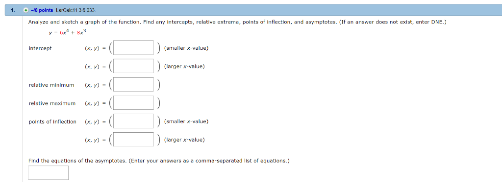 Solved 6. 0/2 points| Previous Answers LarCalc11 3.7.015 | Chegg.com Solved 6. 0/2 points| Previous Answers LarCalc11 3.7.015 | Chegg.com