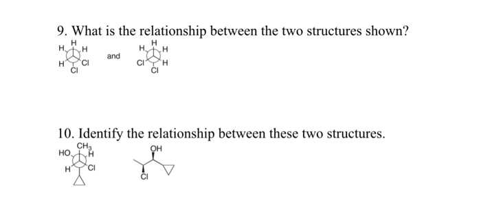 Solved 9. What is the relationship between the two | Chegg.com