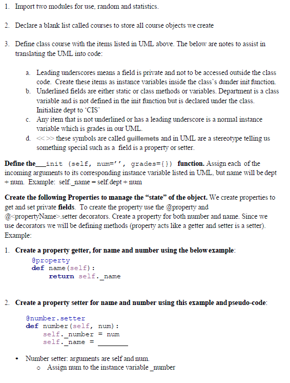 Solved Need help with this Python assignment. Please follow | Chegg.com