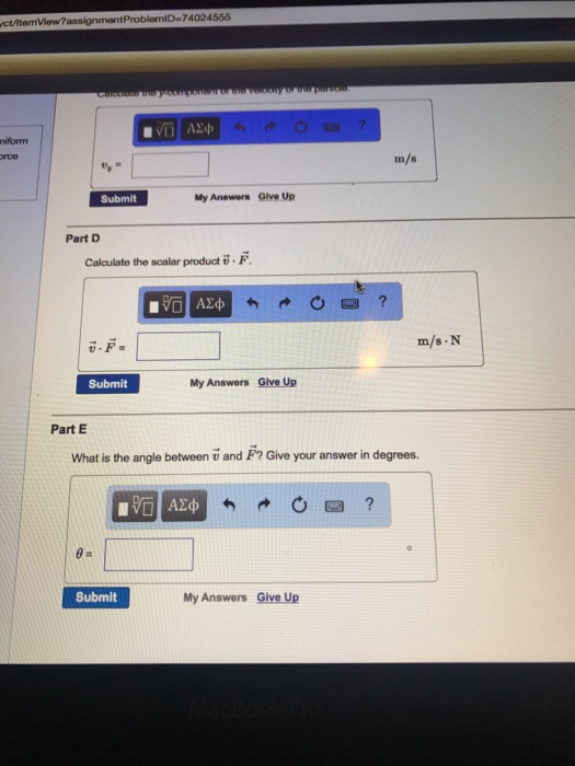 Solved Ch 26 & 27 HW Exercise 2.8 Exercise 27.8 A particle | Chegg.com