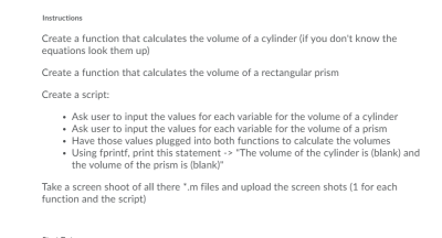 Solved Instructions Create a function that calculates the | Chegg.com