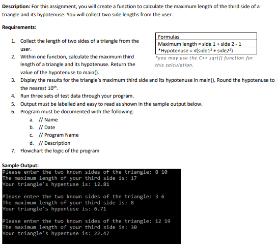 Solved Description: For this assignment, you will create a | Chegg.com