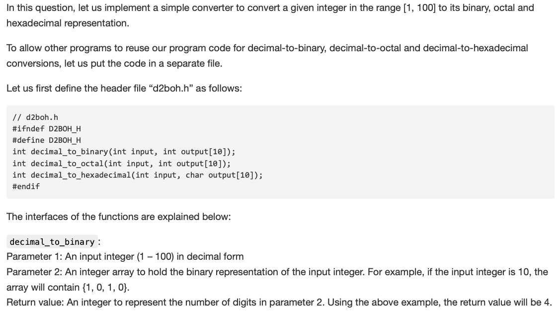 Solved In This ion Let Us Implement A Simple Converter Chegg