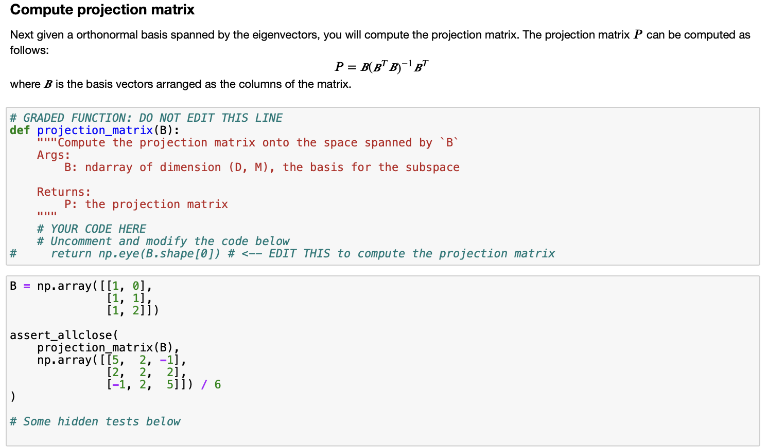 implement PCA and then apply it (once again) to the | Chegg.com