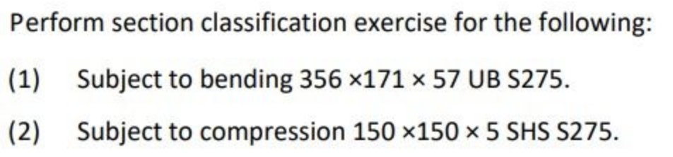 Solved Use Eurocode 3 to solve the questions below and show | Chegg.com