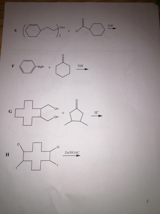 Solved 1)- Give the correct names for the structures drawn | Chegg.com