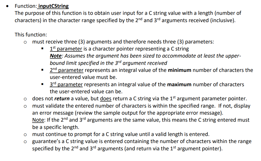 Solved Help me to create this function in the c | Chegg.com