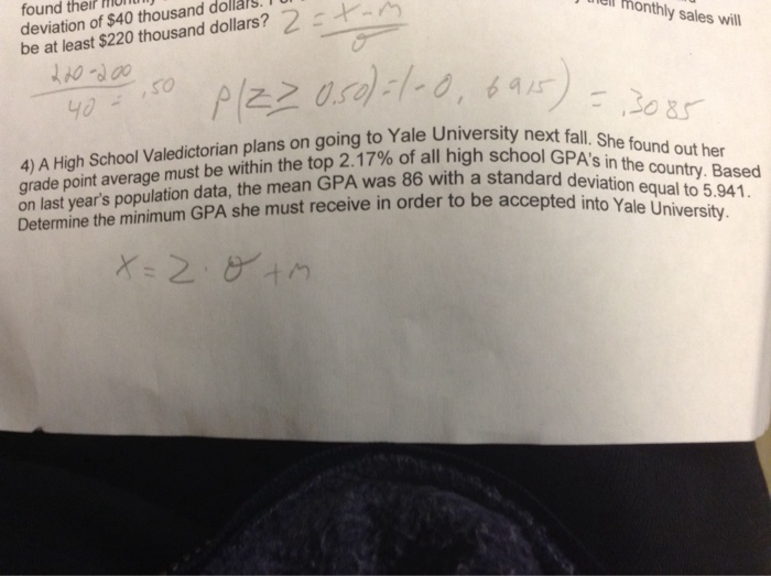 Solved A High School Valedictorian plans on going to Yale | Chegg.com