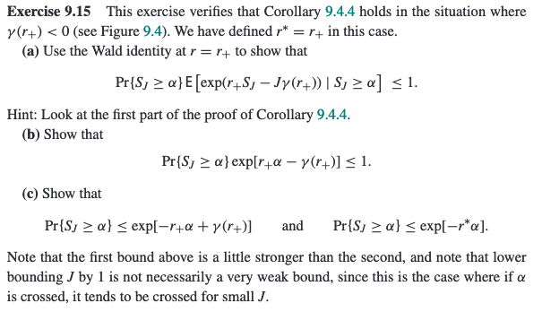 Solved Exercise 9.15 This exercise verifies that Corollary | Chegg.com