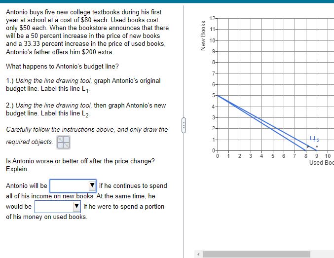 Antonio buys five new college textbooks during his | Chegg.com