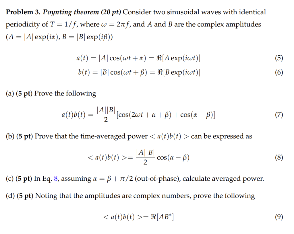 Solved Consider two sinusoidal waves with identical | Chegg.com